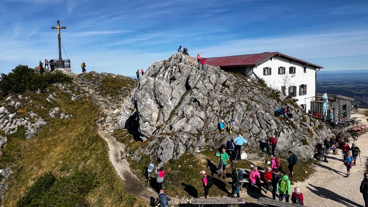 Hochfelln ab Ruhpolding (mittelschwer, 13km, 850hm) - Servus Chiemsee